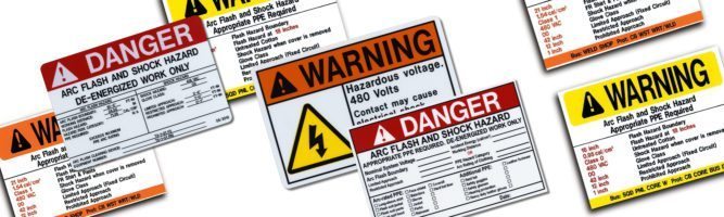 Arc Flash Labeling from Marking Services Australia - Marking Services ...