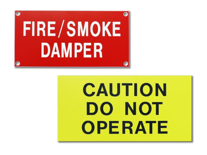 Engraved Plastic Signs - Marking Services Australia